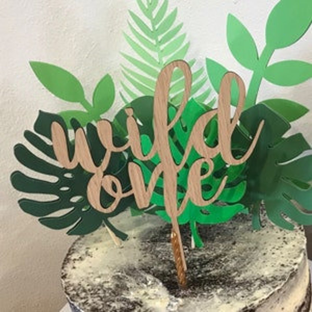 DIGITAL DOWNLOAD - Wild One Topper - Preset Design SVG File - Etsy ...