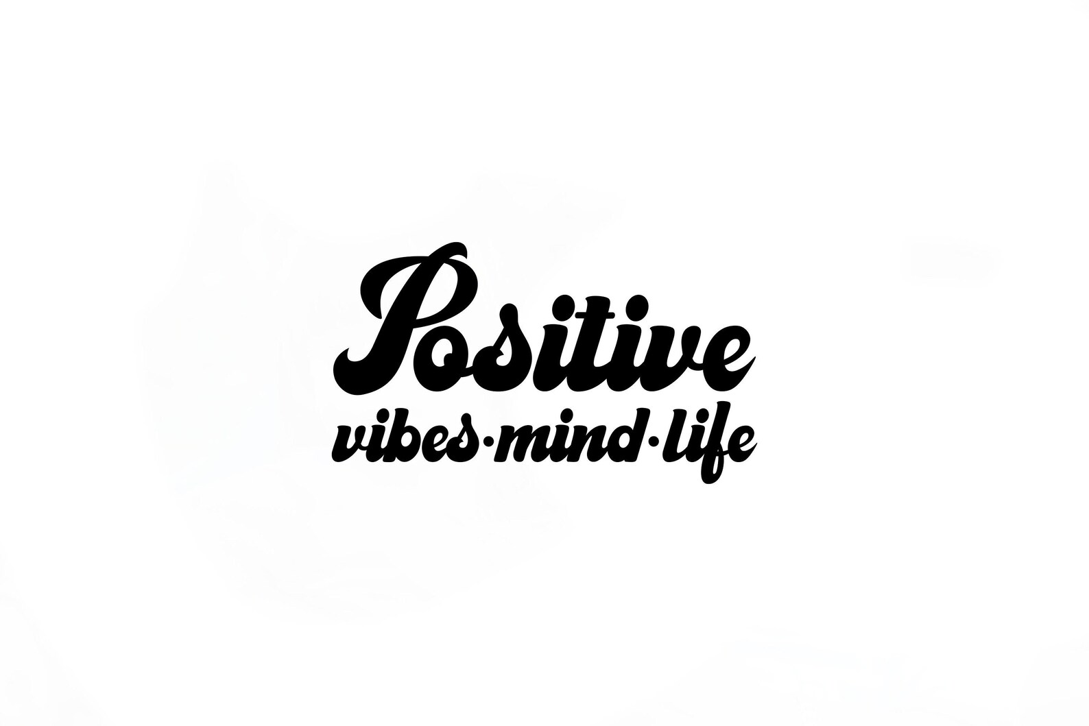 Positive Vibes Mind Life Decal, Sticker, Laptop, Car, Anywhere, Mental ...