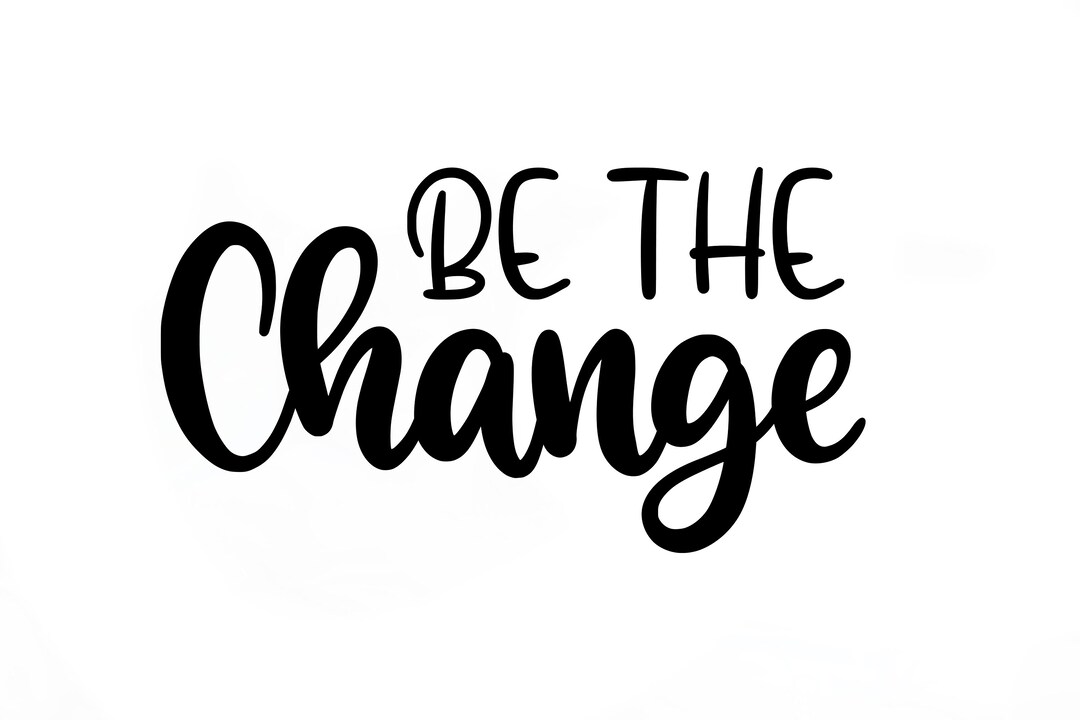 Be the Change, Decal, Sticker, Laptop, Car, Anywhere, Mental Health ...