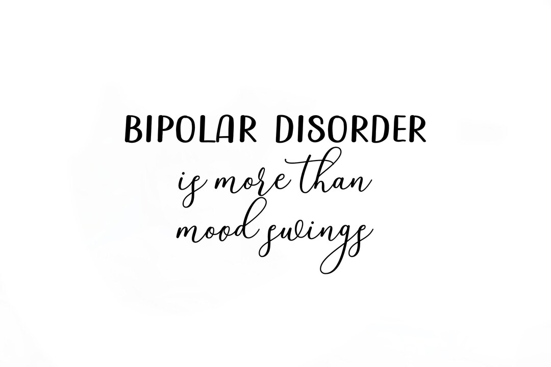 Bipolar Disorder is More Than Mood, Decal, Sticker, Laptop, Car ...