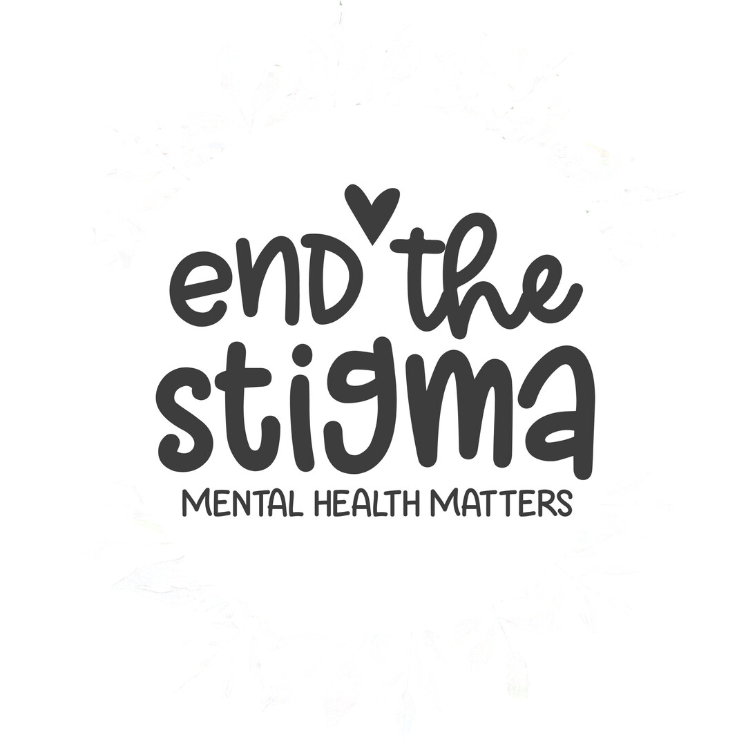 End the Stigma, Decal, Sticker, Laptop, Car, Anywhere, Mental Health ...
