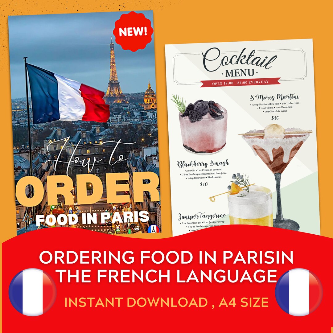 Ordering Food In Paris A Step By Step Guide With Dialogues Exercises