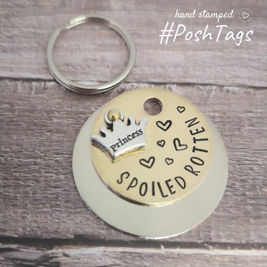 3D Tag Princess Crown - Spoiled Rotten (or Your Pet's Name) Pretty ...