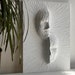 3D Faces Sculpture Plaster Art, Textured Faces Wall Art, Unique ...