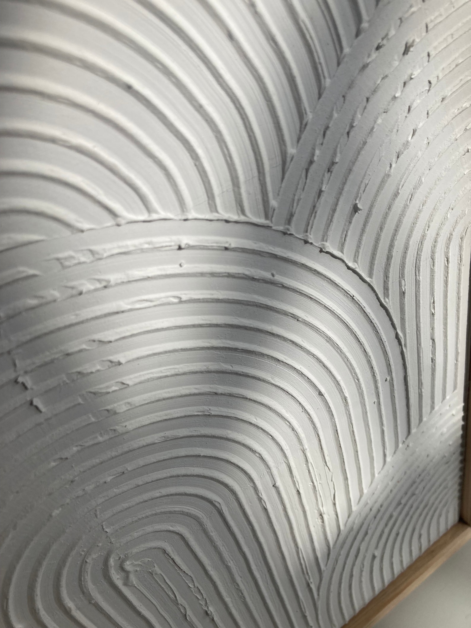 White Textured Rainbow Plaster Wall Art Arch Abstract Plaster - Etsy Canada