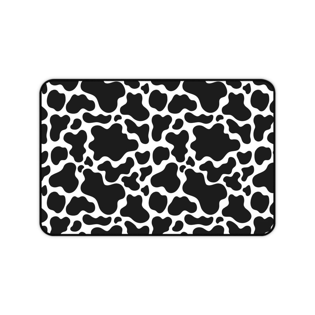 Stylish Cow Print Desk Mat, Modern Office Decor, Cow Pattern Desk Pad ...