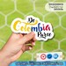 Sticker de COLOMBIA Parce Adhesive Waterproof Vinyl for Decoration ...