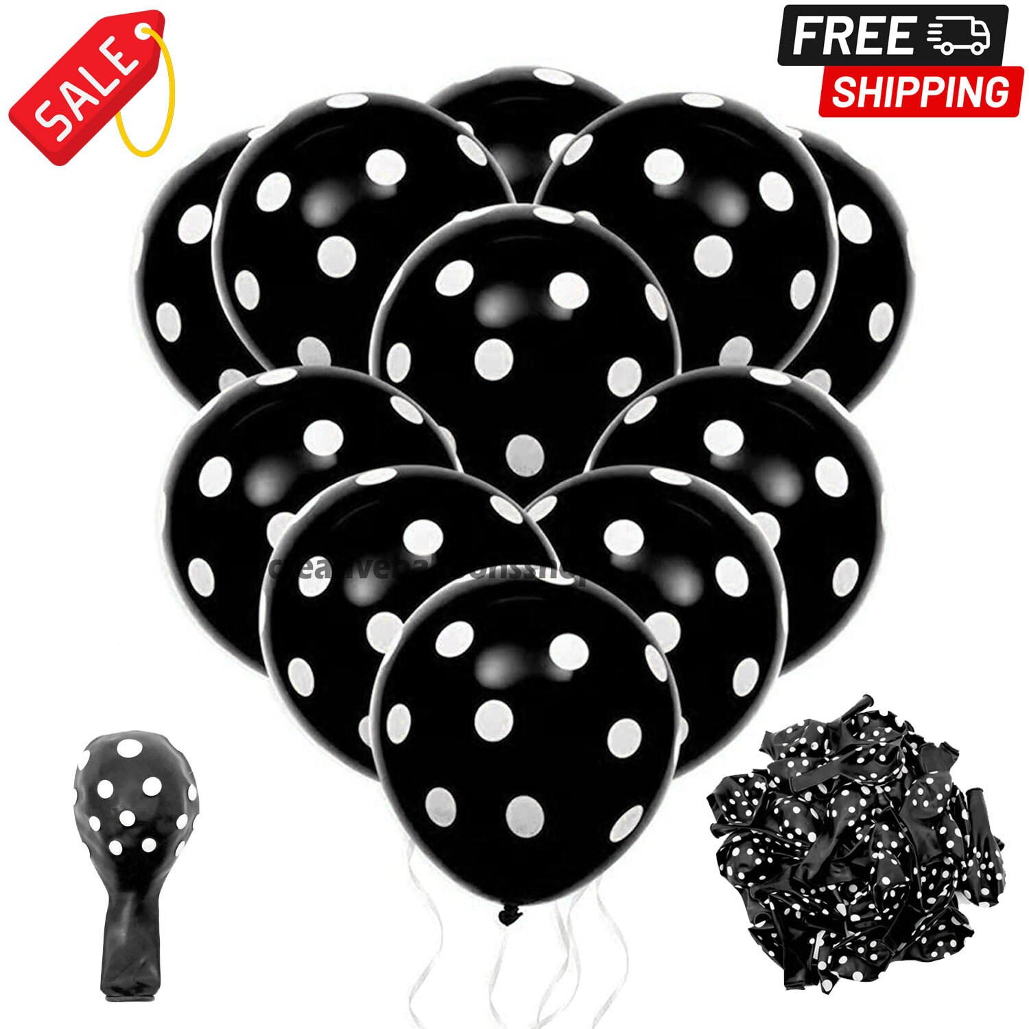 10 100 Polka Dot Latex Helium Spotty Balloons Quality Party - Etsy