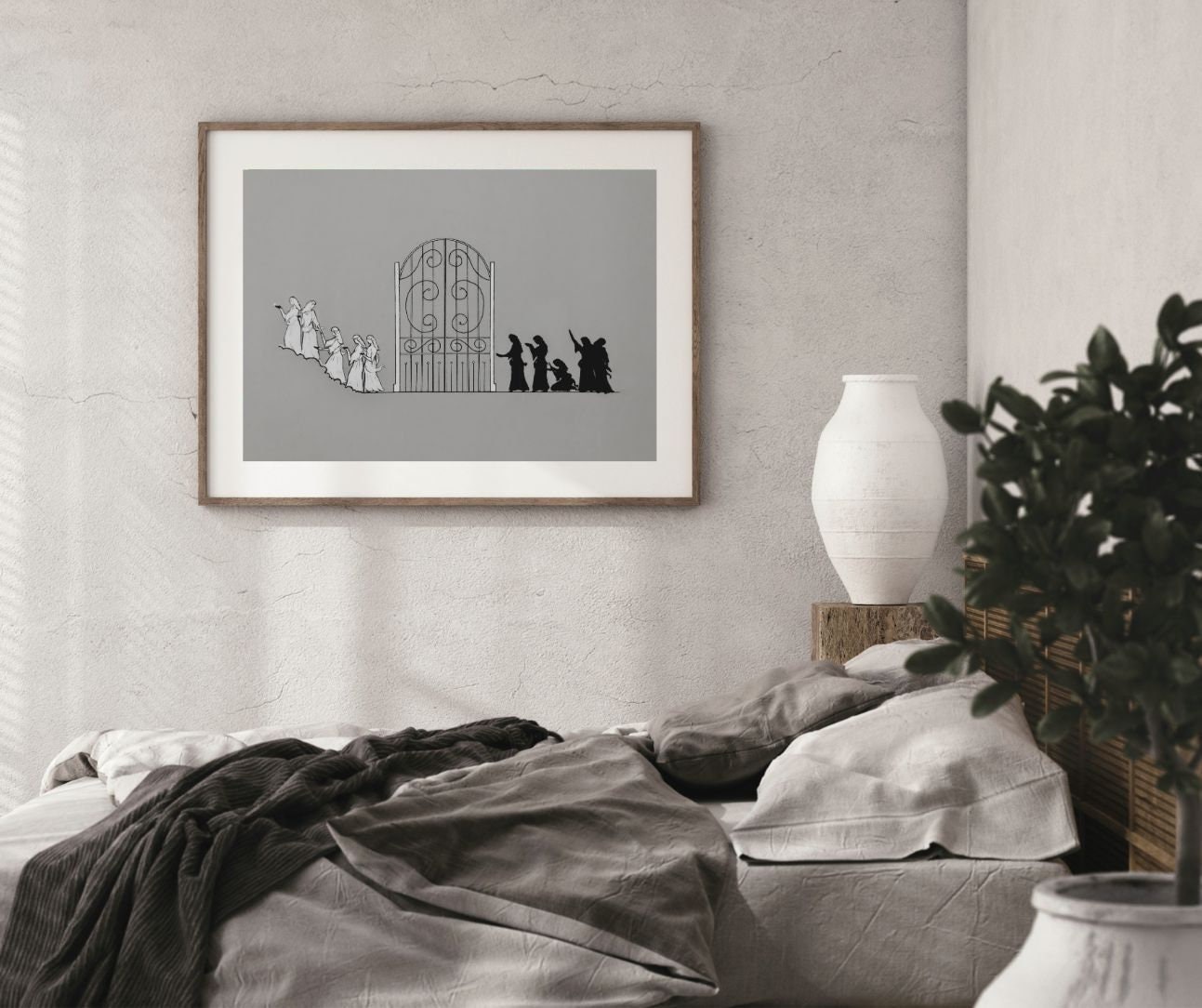 The Parable of the Ten Virgins, Modern Christian Line Art, Bible Verse ...