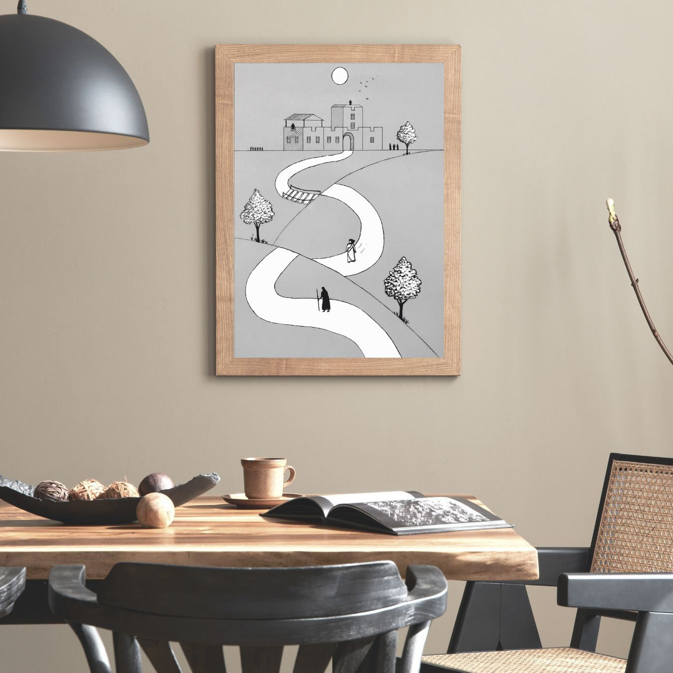 Prodigal Son Modern Art PRINTABLE, Parable of the Lost Son Bible Sketch ...