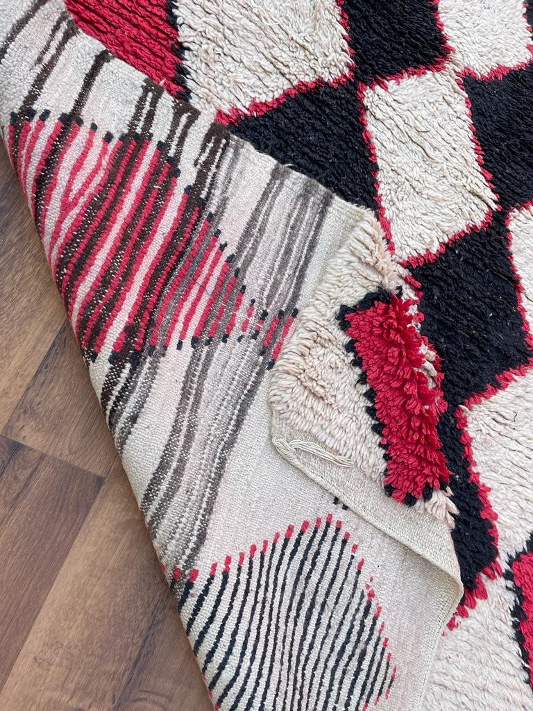 6x4 Ft Aera Azilal Rug Handmade Azilal Rug Unique Moroccan Vintage Rug ...