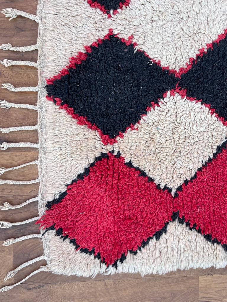 6x4 Ft Aera Azilal Rug Handmade Azilal Rug Unique Moroccan Vintage Rug ...