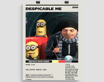 Despicable Me Movie Poster - Etsy