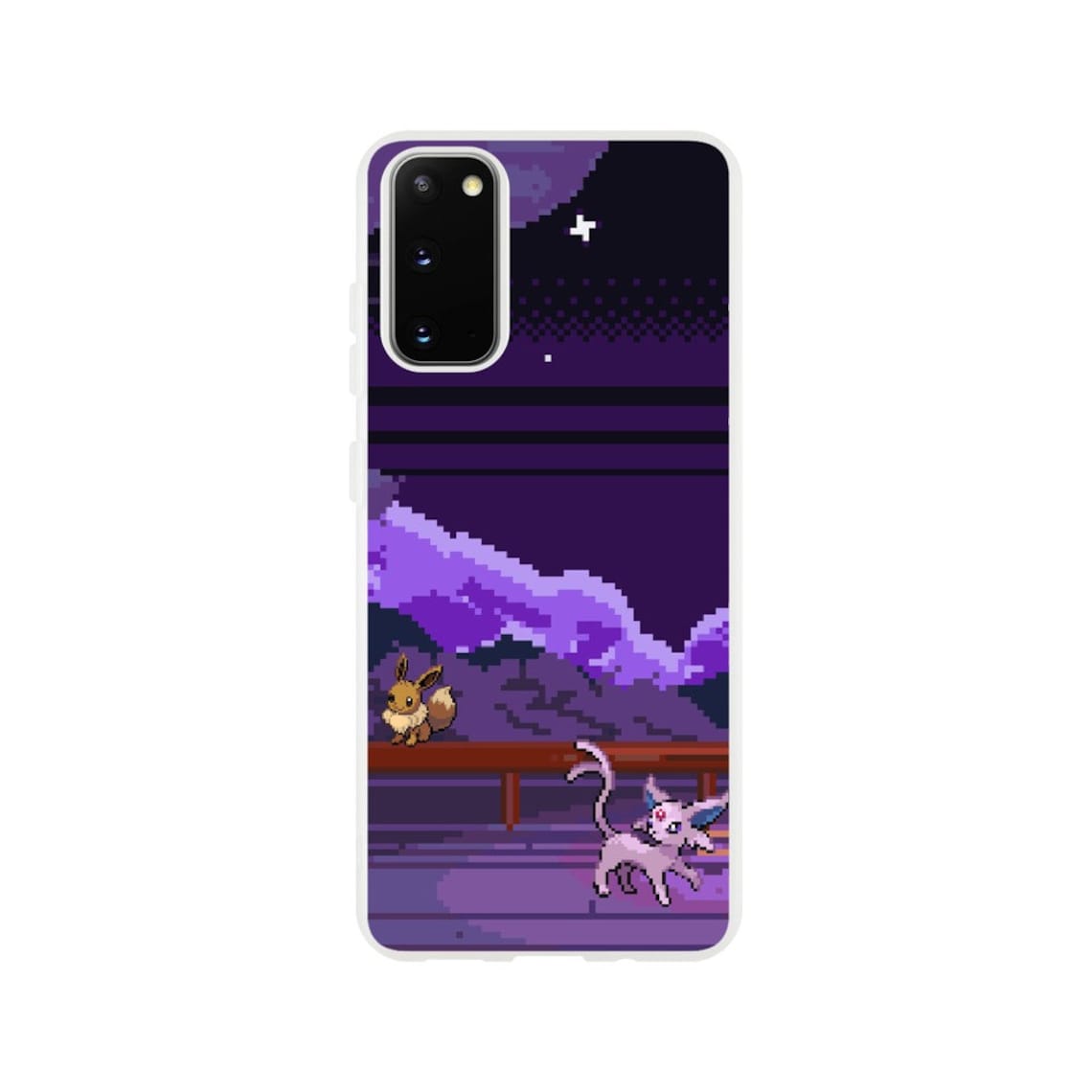 PSYCHIC EEVEELUTION Evolution Inspired Pixel Art Flexi Phone Case Cute ...