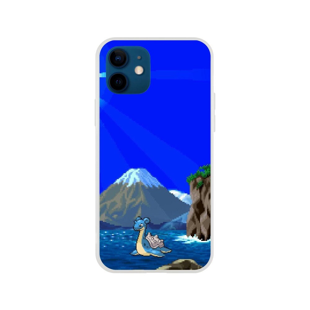 WATER/ICE POKE Inspired Pixel Art Flexi Phone Case | Cute Cartoon ...