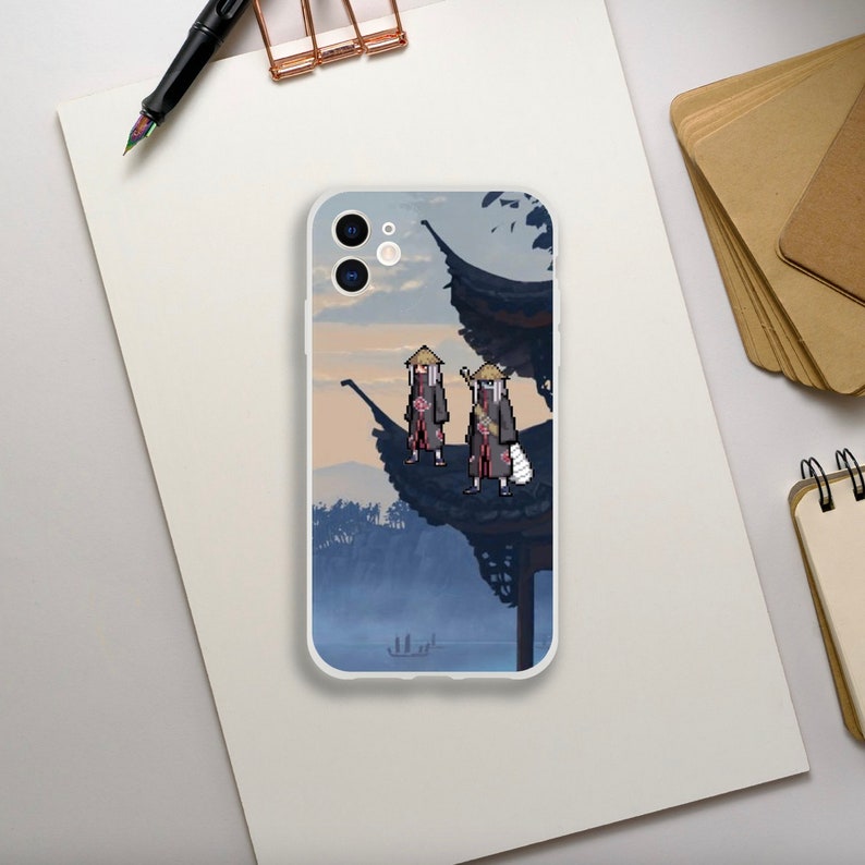 THE BANISHED/SHARK Inspired Pixel Art Flexi Phone Case | Cute Cartoon ...