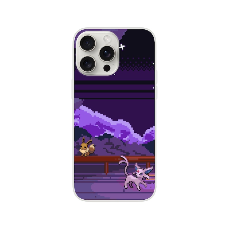PSYCHIC EEVEELUTION Evolution Inspired Pixel Art Flexi Phone Case ...