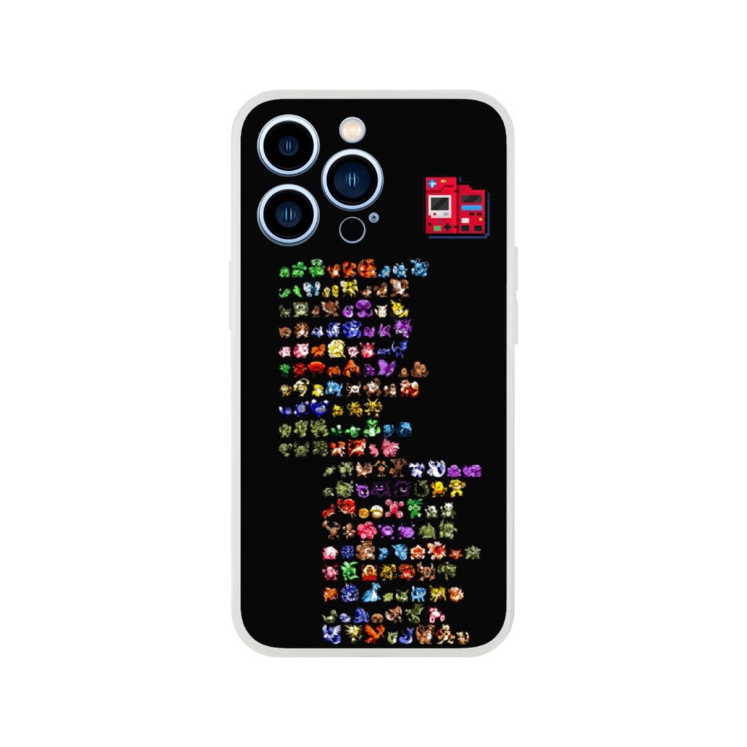 GEN 1 YELLOW DEX Sprites Inspired Pixel Art Flexi Phone Case | Cute ...