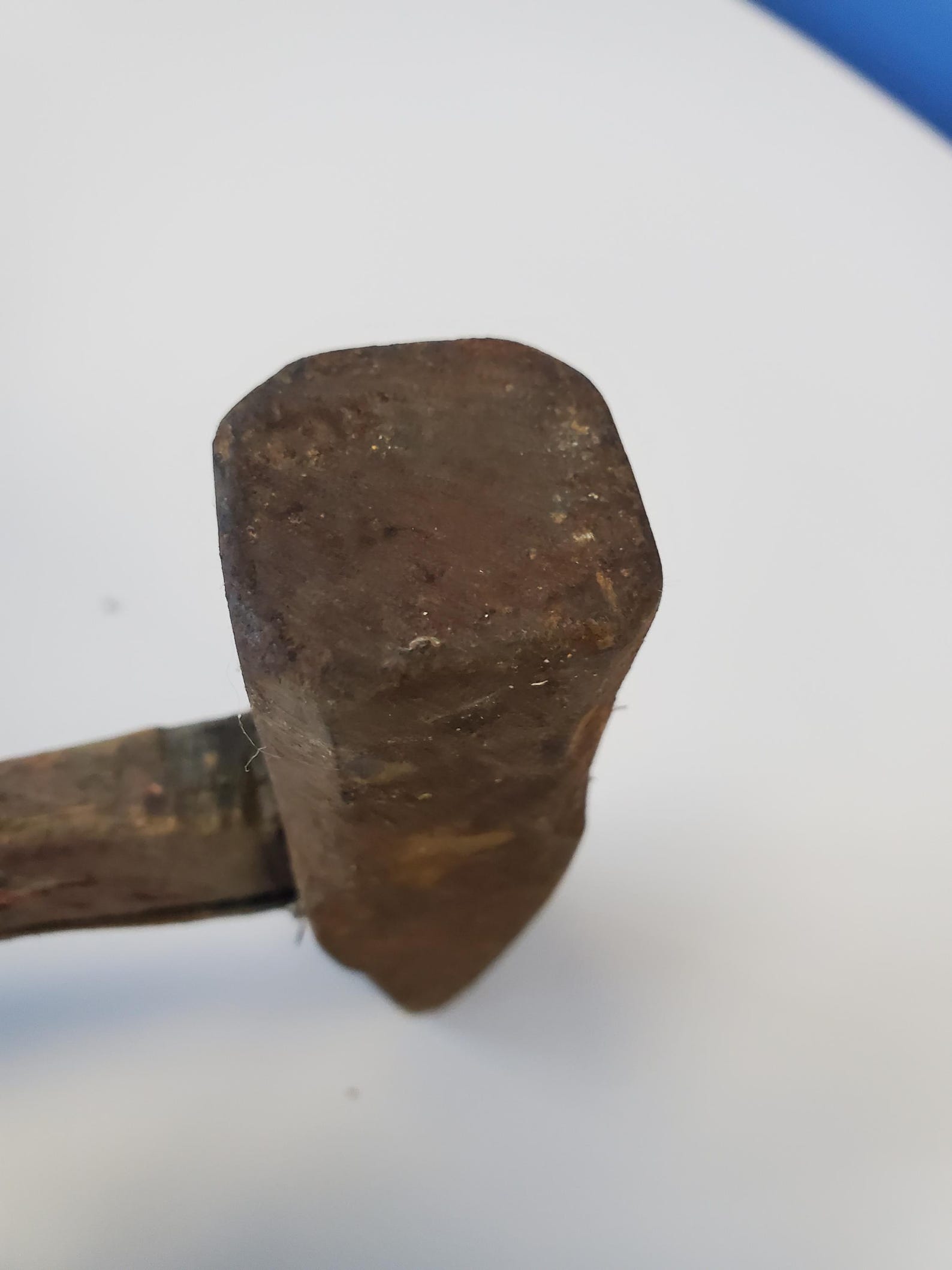 Vintage Rustic Hammer, Old Dirty Hammer, Rusty Blacksmith's Hammer ...