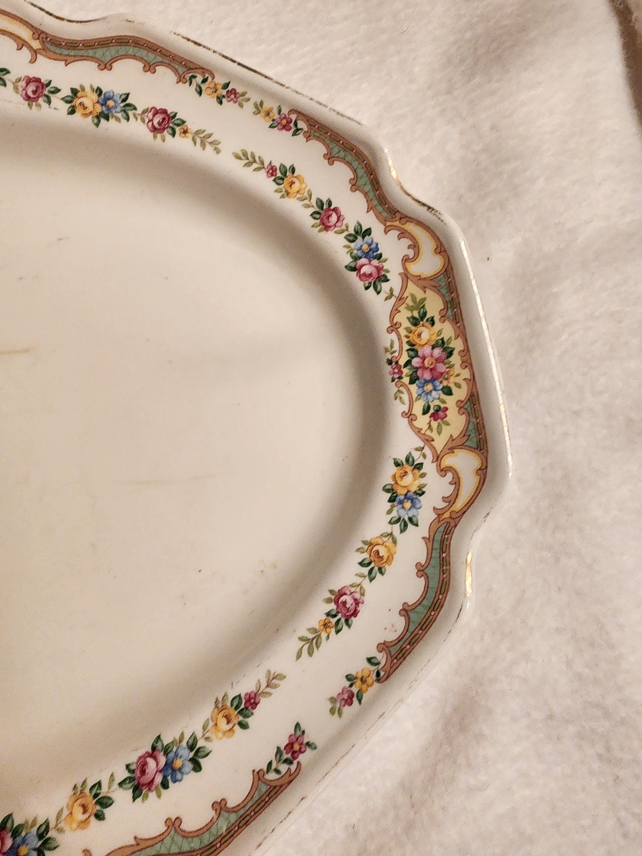 Vintage 1930s in Mount Clemens Mildred Floral Center Fine China Serving ...