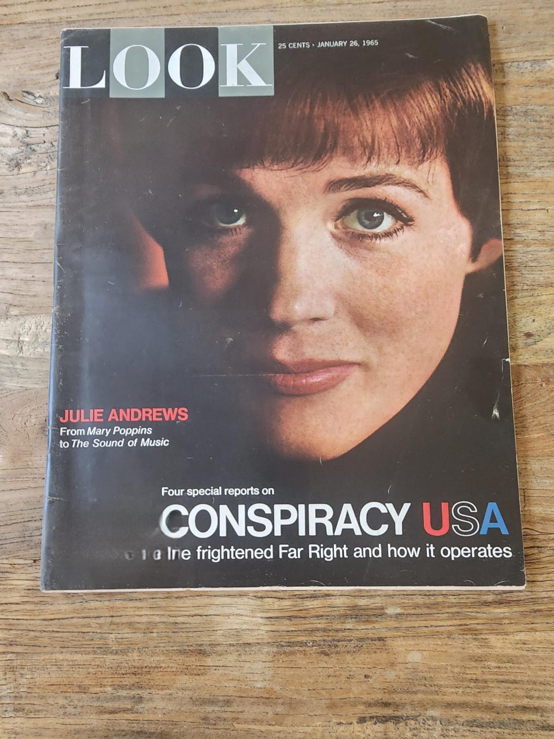 1965 Look Magazine, Julie Andrews Cover, Vintage Magazine, Sound of ...