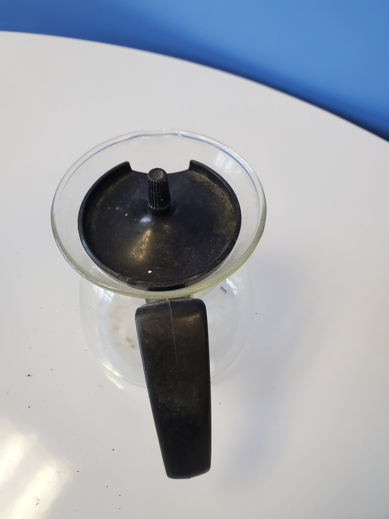 4" Mini PYREX 802 Corning Single Serving Coffee Tea Pot Carafe With Lid ...