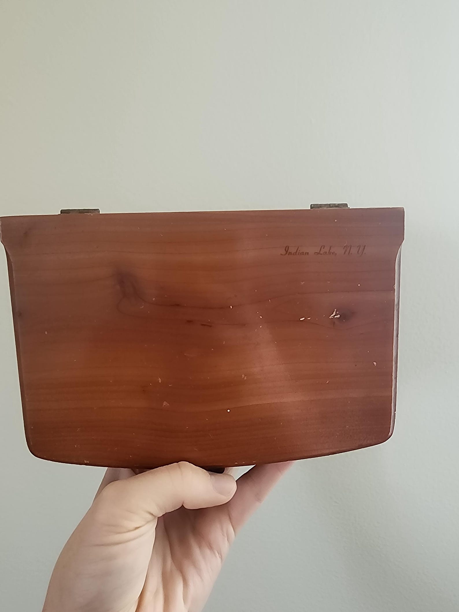 Vintage Cedar Box, Jewelery Box, Indian Lake Box, Small Wooden Box - Etsy