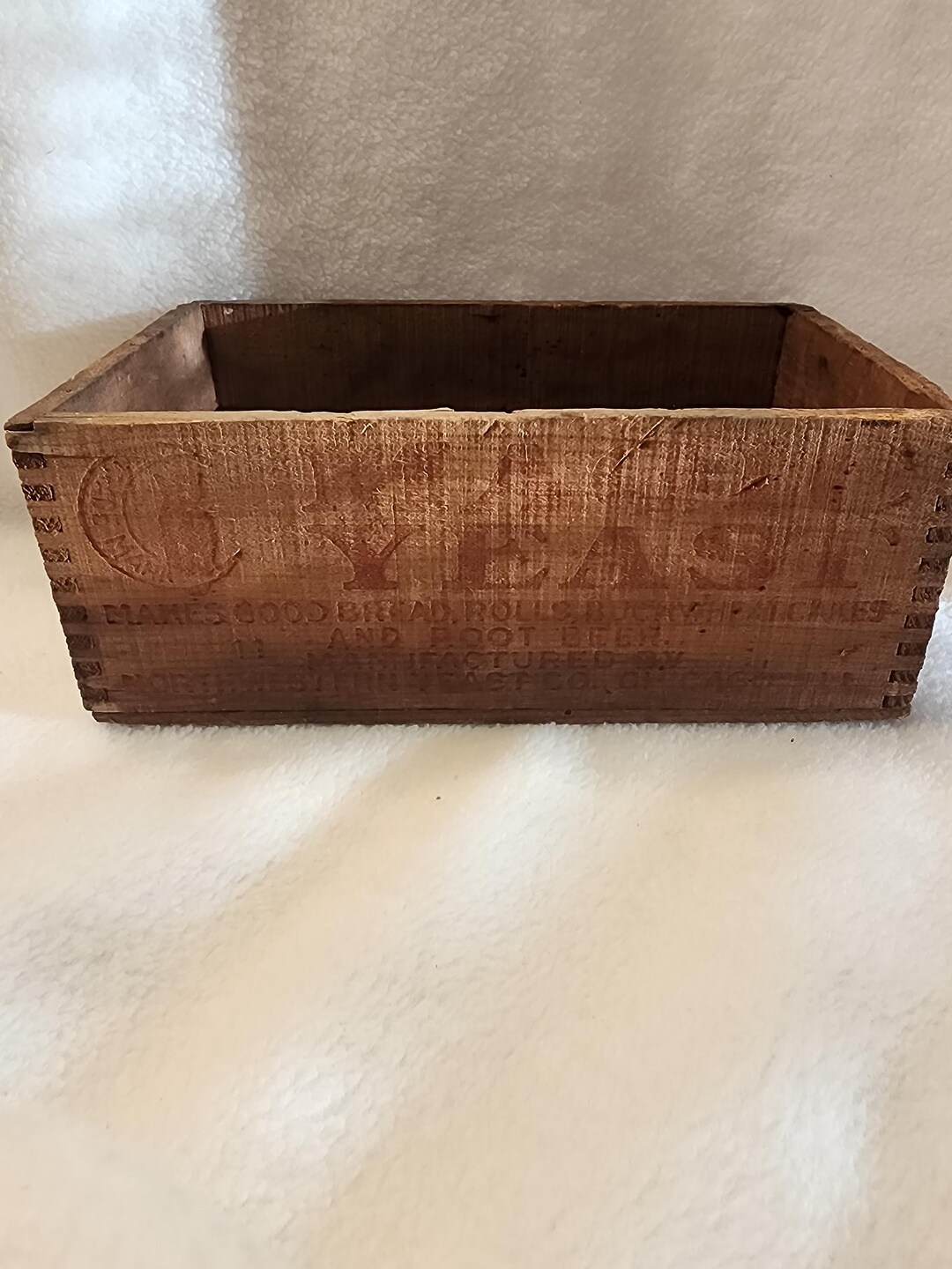 Vintage Wooden Box, Magic Yeast Box, Antique Farmhouse Decor Kitchen ...