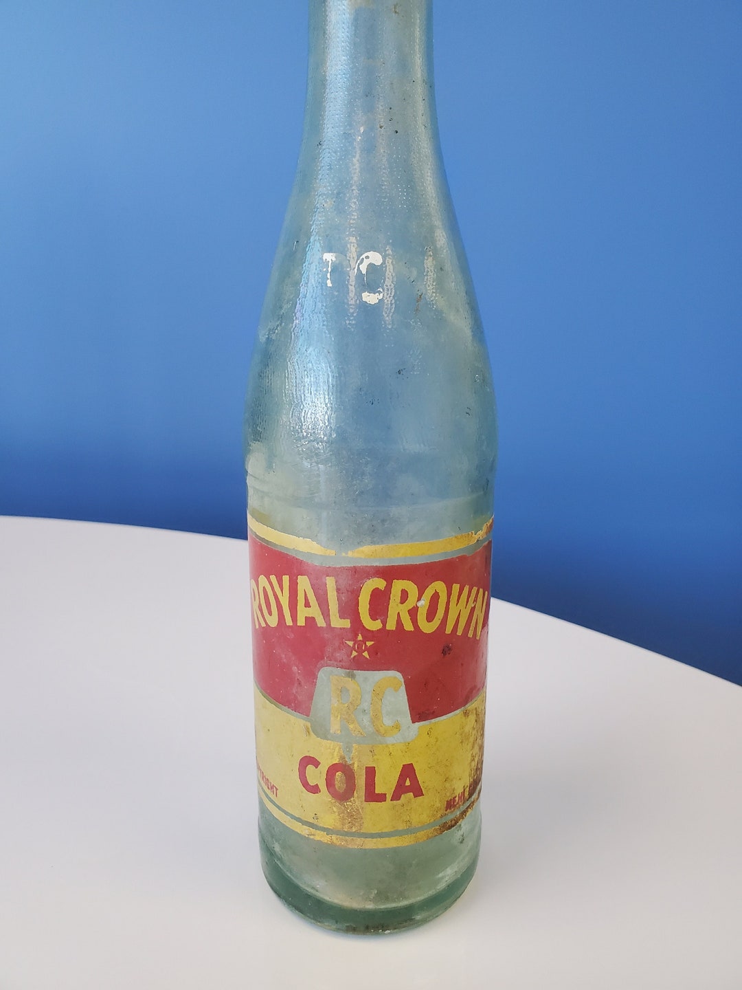 Vintage Royal Crown (RC) Cola Soda Bottle 1956, Collectible Bottle, Mid ...