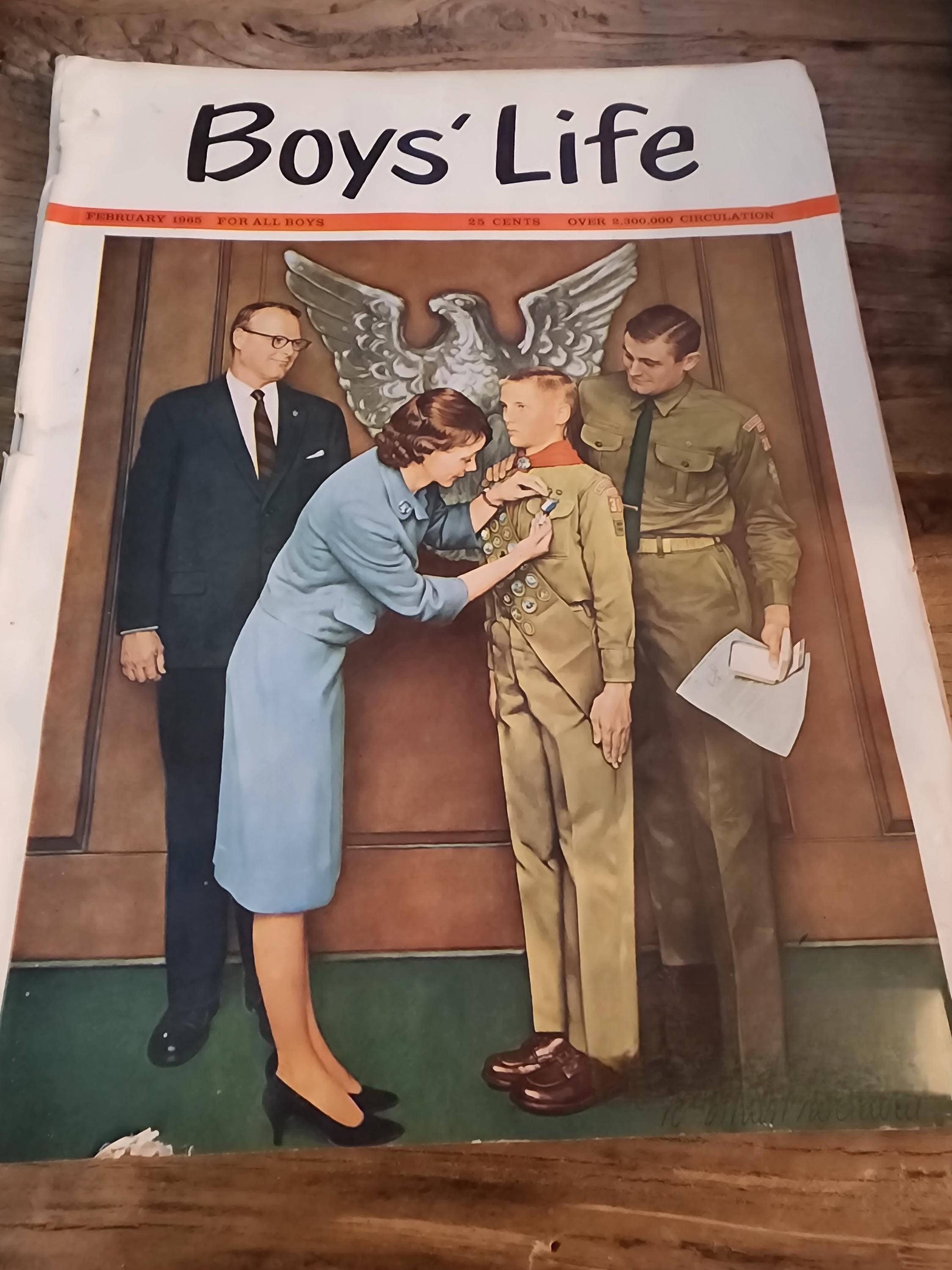 4 Issues of 1965 Boy's Life Magazine, Vintage Magazine, Vintage Boys ...