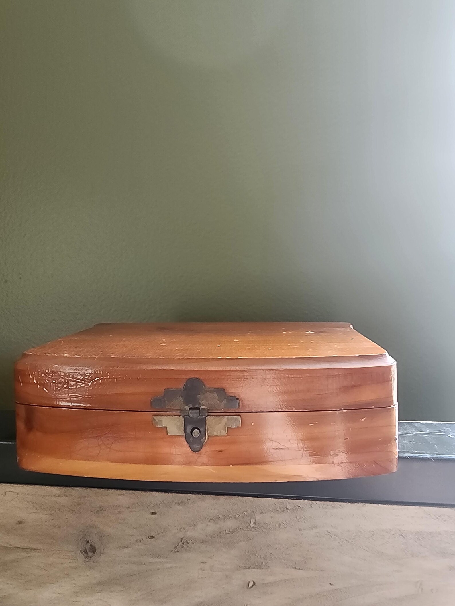 Vintage Cedar Box, Jewelery Box, Indian Lake Box, Small Wooden Box - Etsy