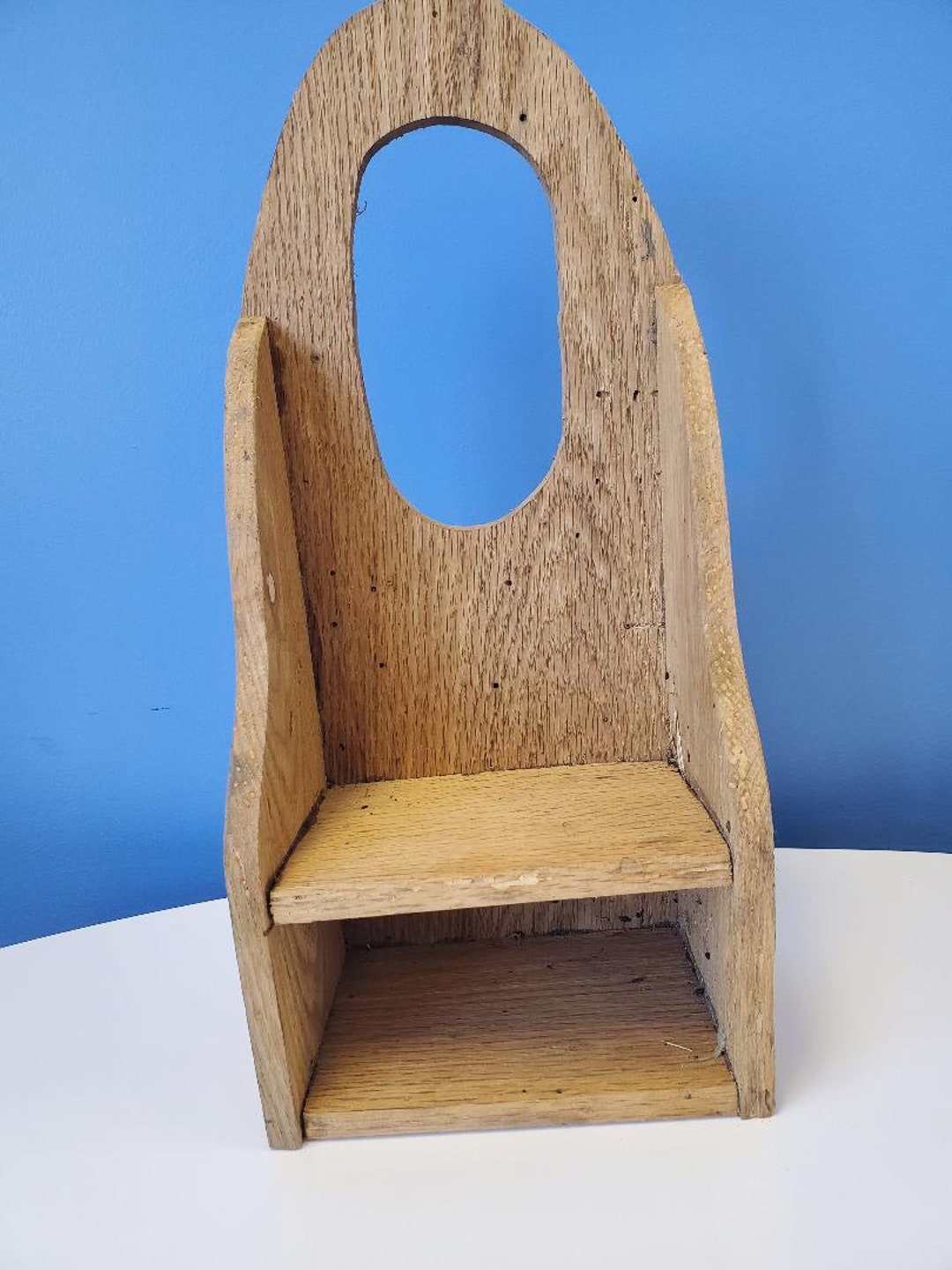 Vintage, Primitive, Handmade, Wall-hanging Shelf, Handmade Wooden Shelf ...