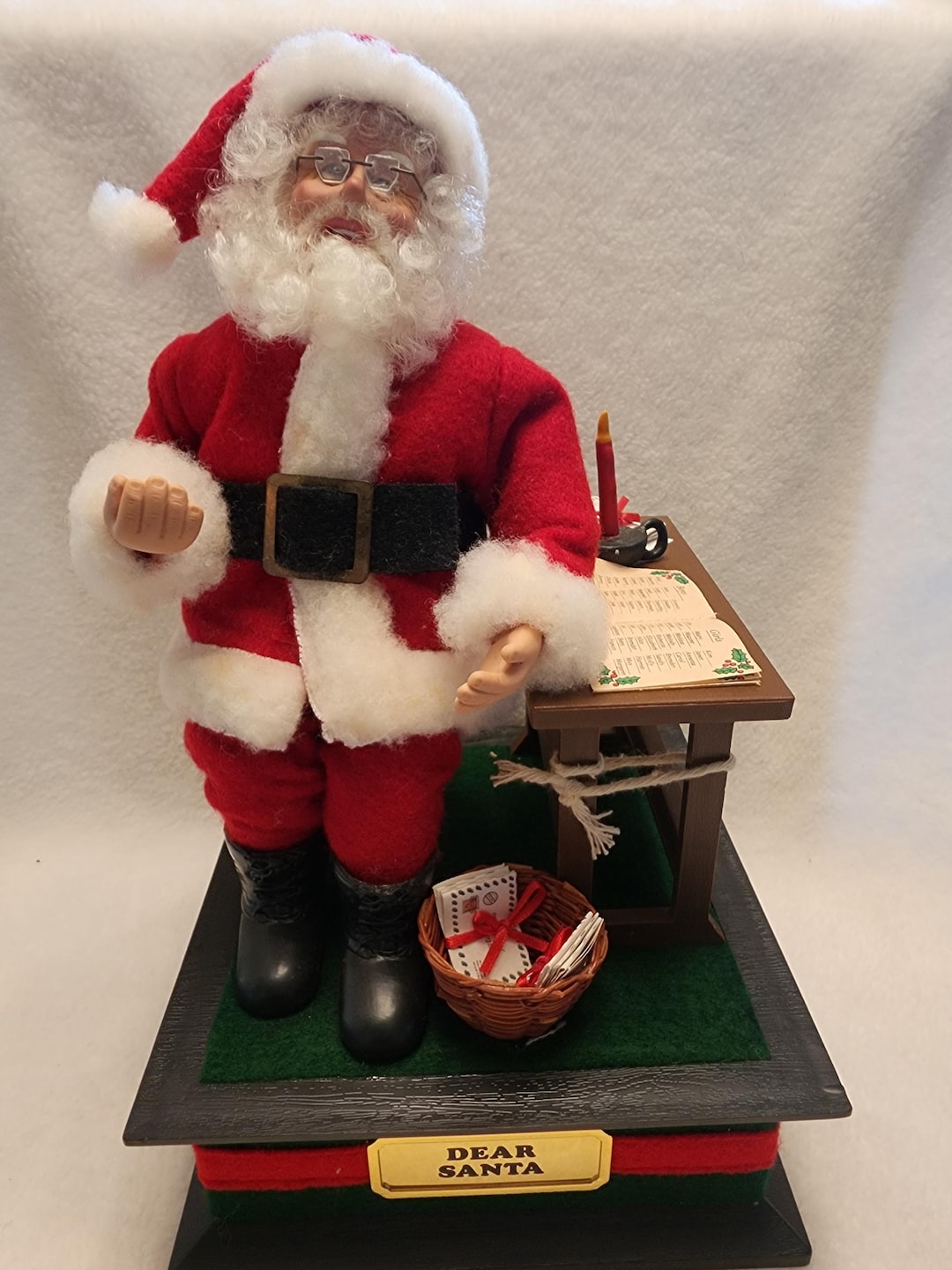 Vintage Dear Santa Figure/ Christmas, Holiday Decor, Santa Claus - Etsy