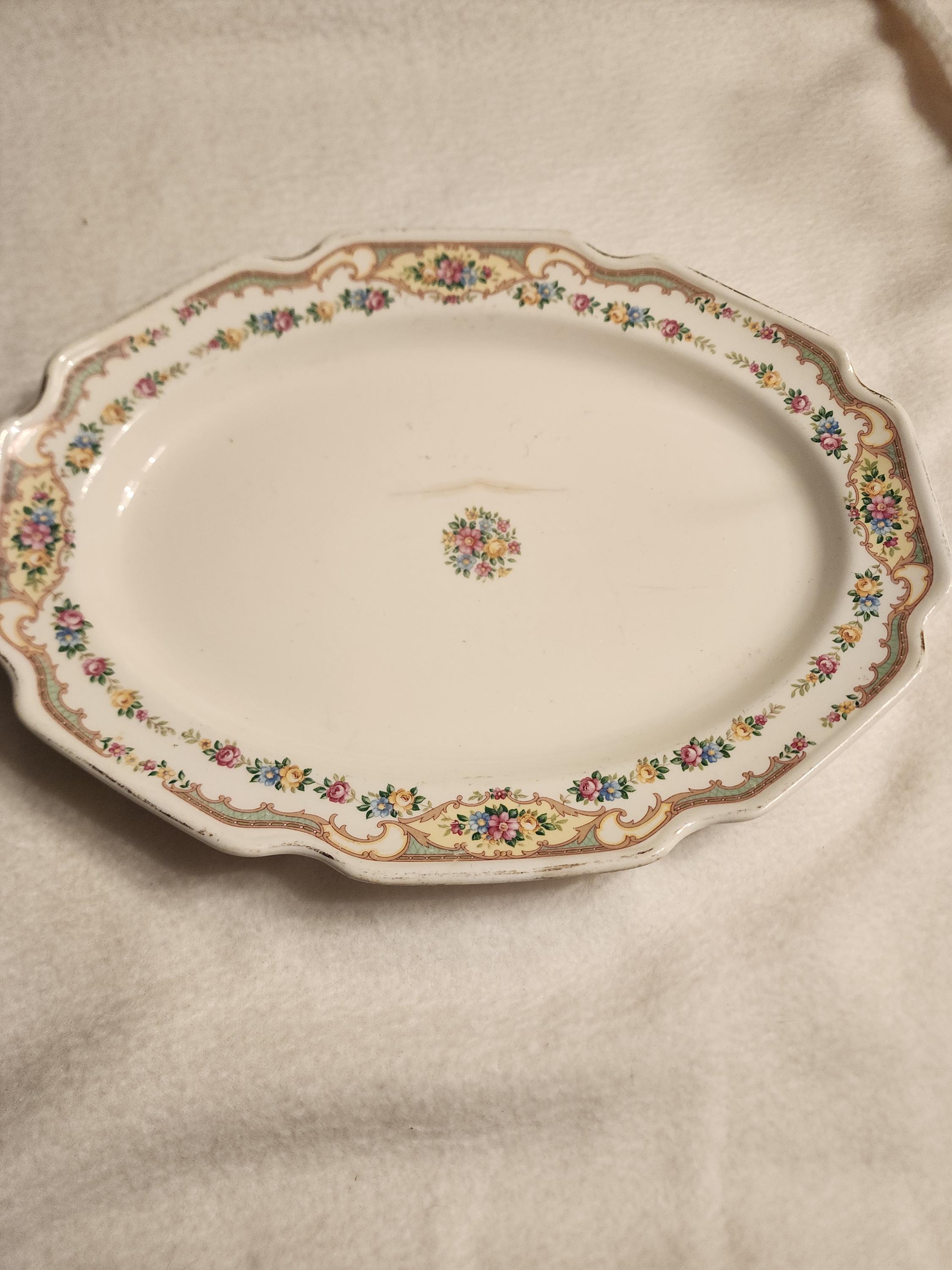 Vintage 1930s in Mount Clemens Mildred Floral Center Fine China Serving ...