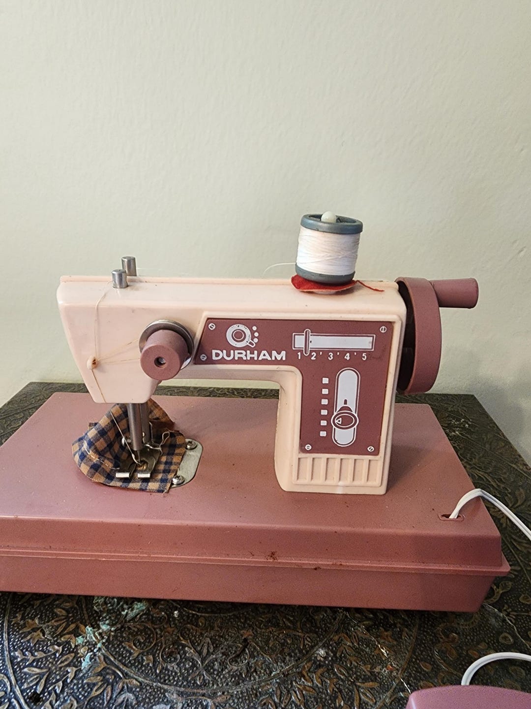 Vintage 1970s Durham Toy Sewing Machine - Etsy