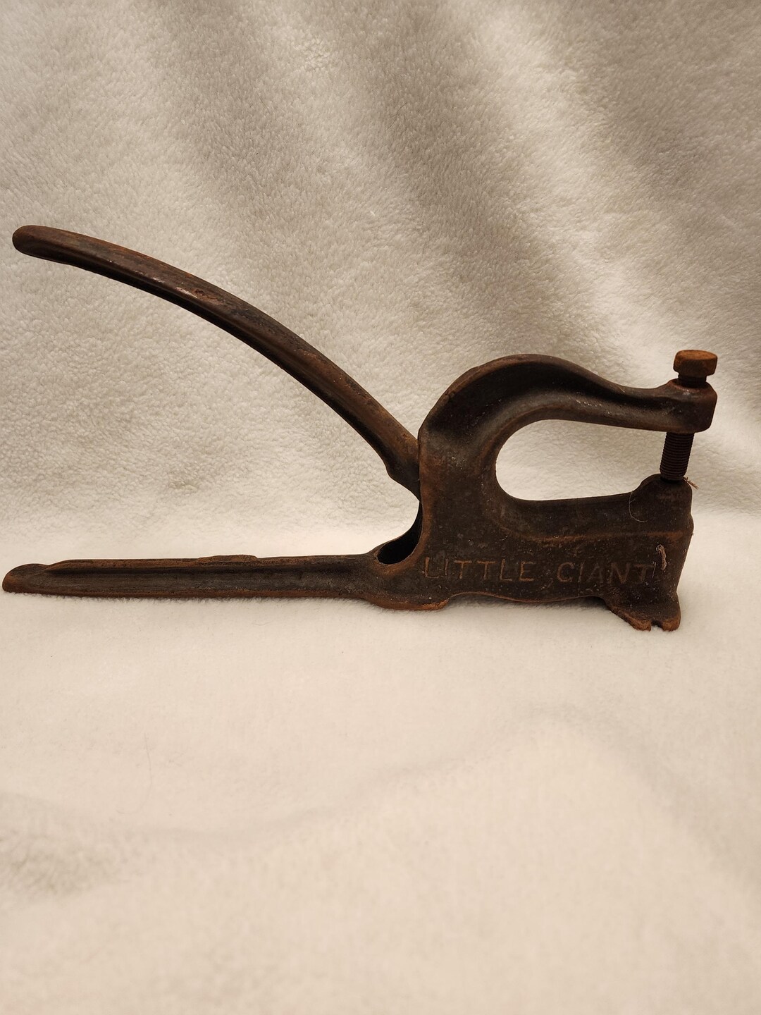 Antique Little Giant Rivet Press Punch, Antique Tool, Industrial Chic ...