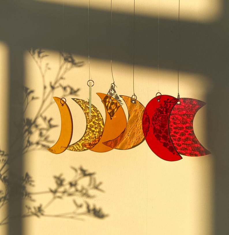 Moon Phases Glass Set - Etsy