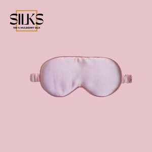 100% Mulberry Silk Sleep Masks,beige,grey Blindfold Premium Grade 6A ...