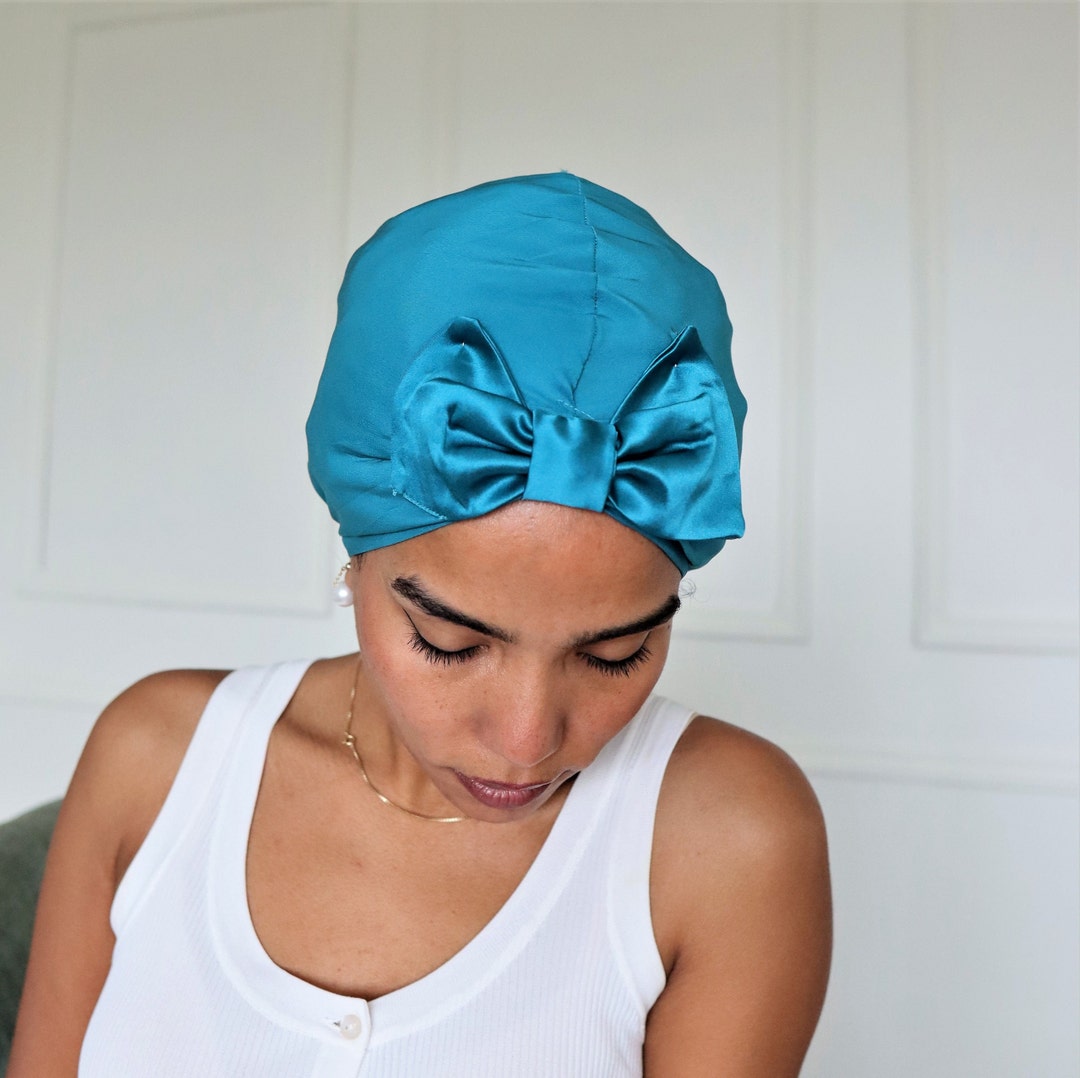 Night Sleeping Cap for Womensilk Sleeping Bonnet Capelastic - Etsy