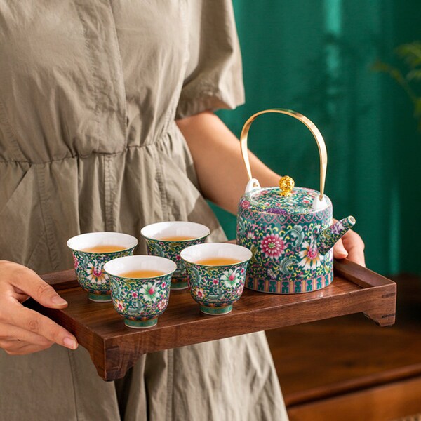 Ceramic Tea Set - Etsy