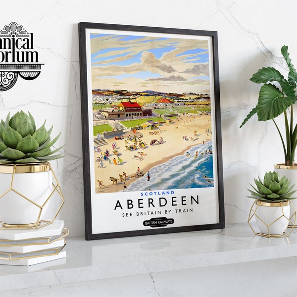 Aberdeen Map Art - Etsy UK