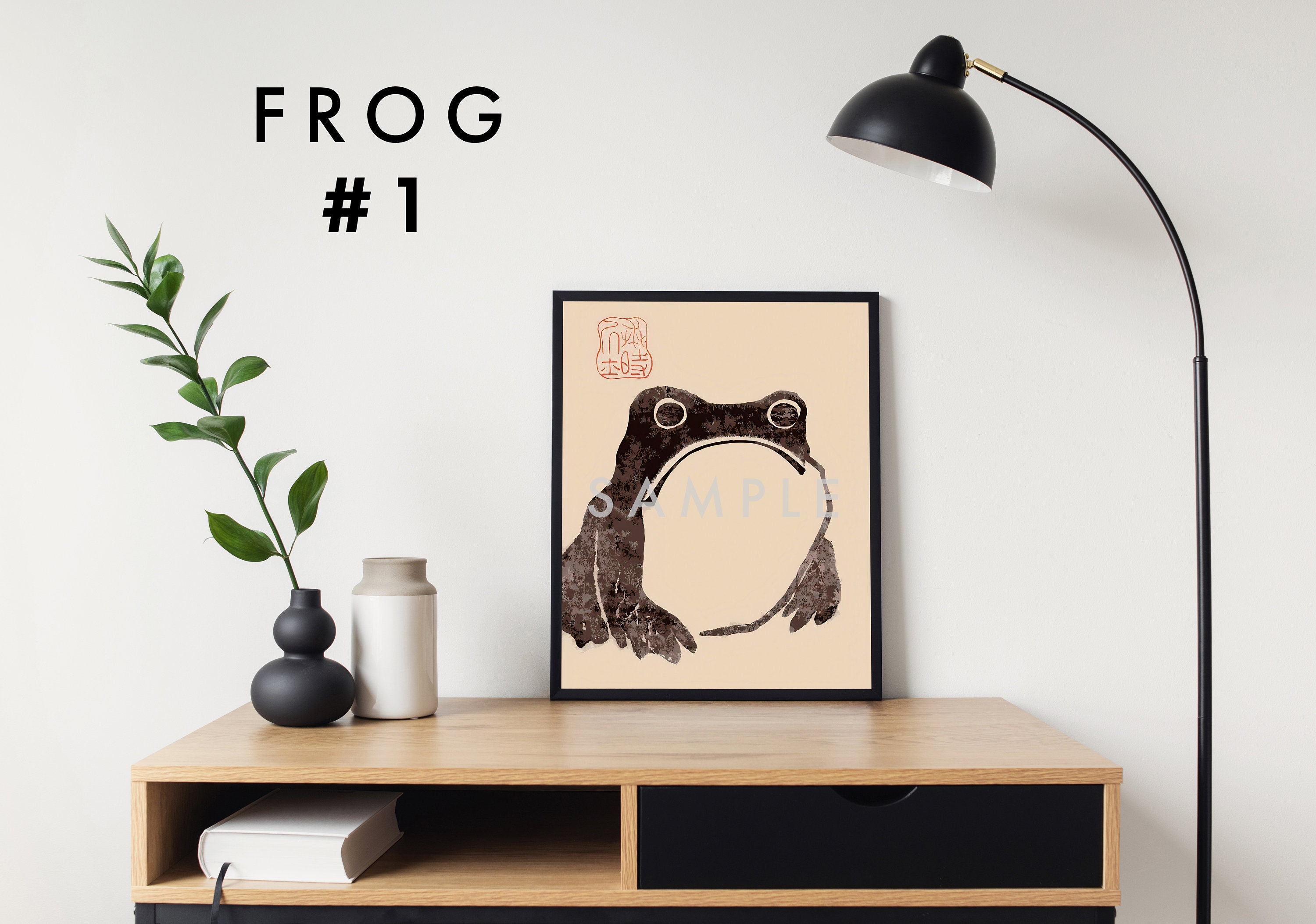 Matsumoto Hoji Frogs Set of 3 Prints Gallery Poster Wall Art - Etsy UK