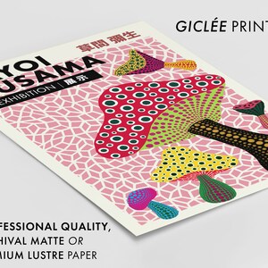 Mushrooms, Yayoi Kusama, Modern Wall Art Décor, Vintage Collage ...