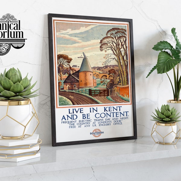 Kent Poster - Etsy UK
