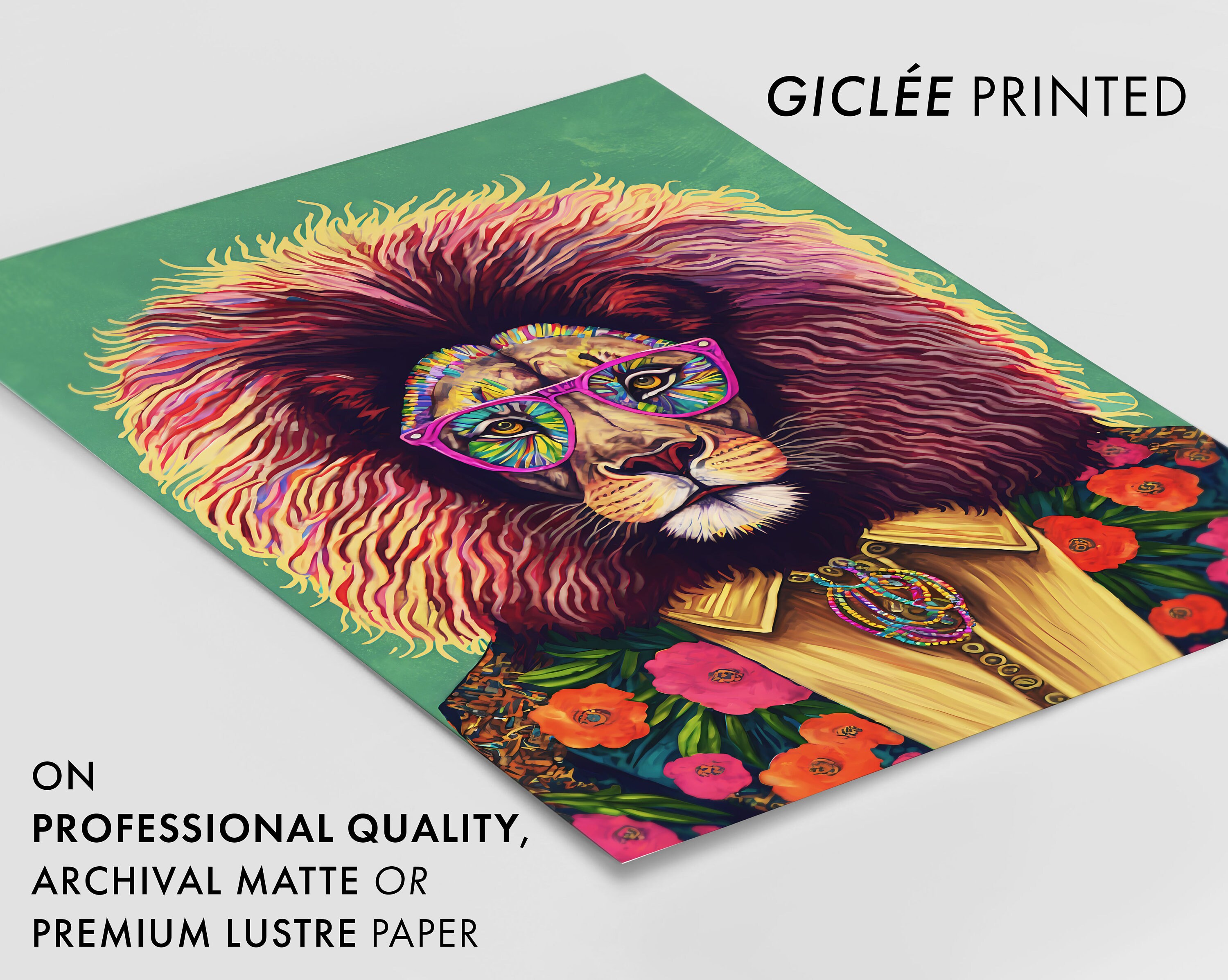 Set of 3 Hipster Animals Posters Dressed up Animal Prints - Etsy UK