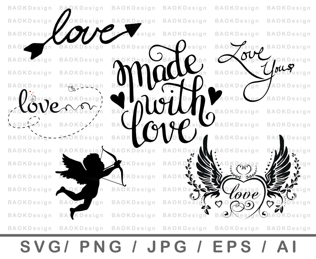 Love, Love SVG, Love PNG, Love JPG, Love Ai, Love Eps - Etsy