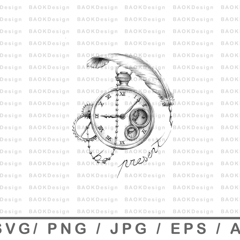 Pocket Watch Svg - Etsy
