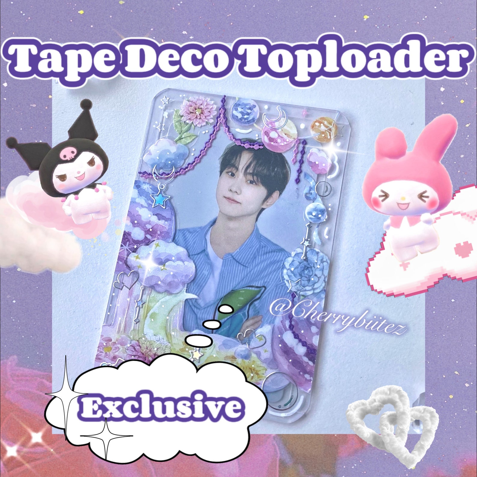 Decorated Toploader Premade Tape Deco New Era | Etsy