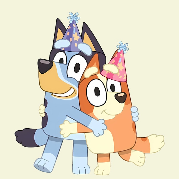 Bluey Characters Png Birthday - Etsy
