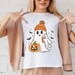 Cute Boo Jee Ghost Barista Png, Halloween Png, Coffee Png, Bougie Png ...